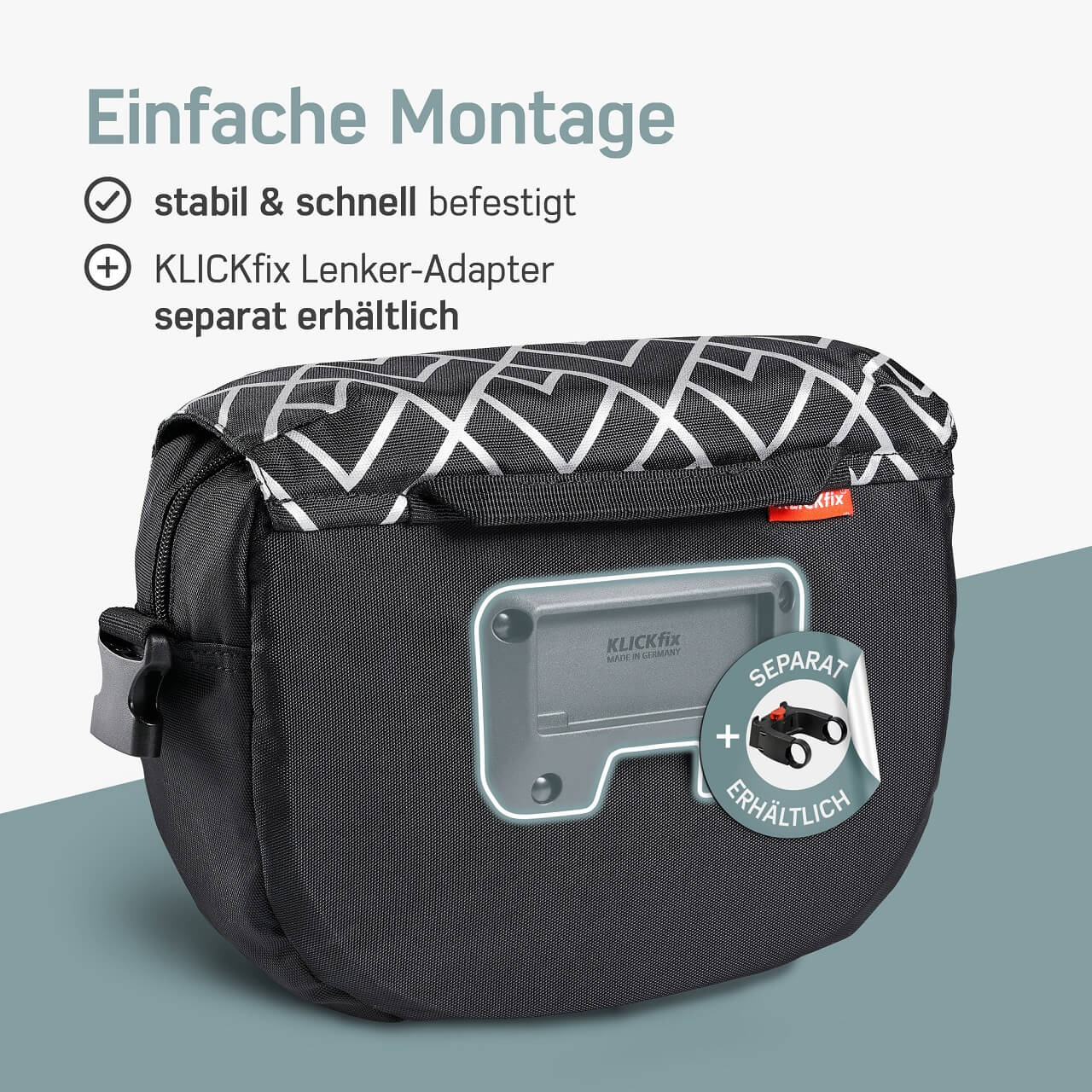 Fahrrad Lenkertasche KLICKfix » Platz & Komfort | Borgen – forriders.de